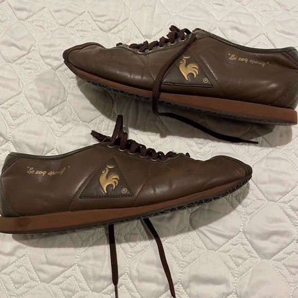 Le Coq Sportif | Shoes | Le Coq Sportif Brown Athletic Shoes With ...
